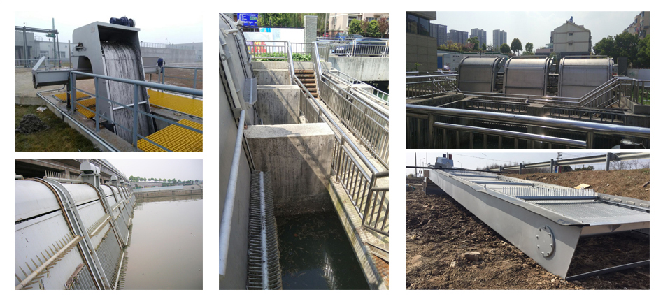 automatic mechanical coarse bar screen for screening trash of ...